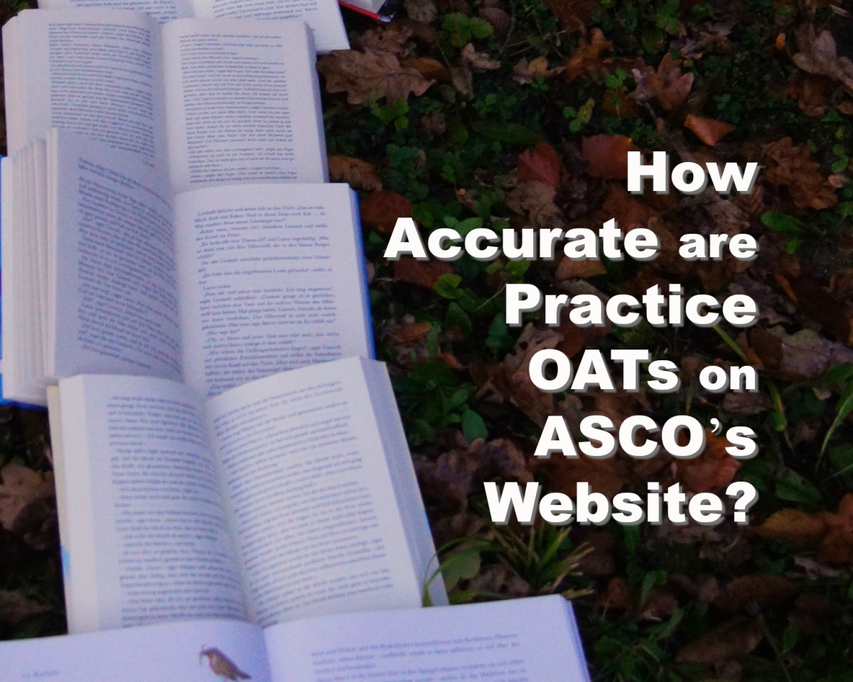 How Accurate are Practice OATs on ASCO’s Website? – Optometry ...