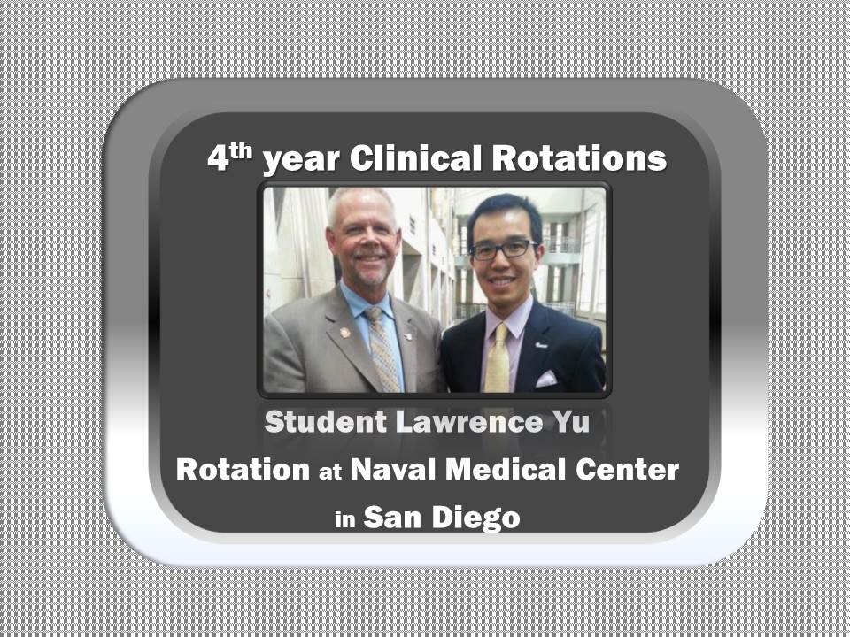 Student Lawrence Yu’s Blog: Fourth Year SCCO Clinical Rotations ...