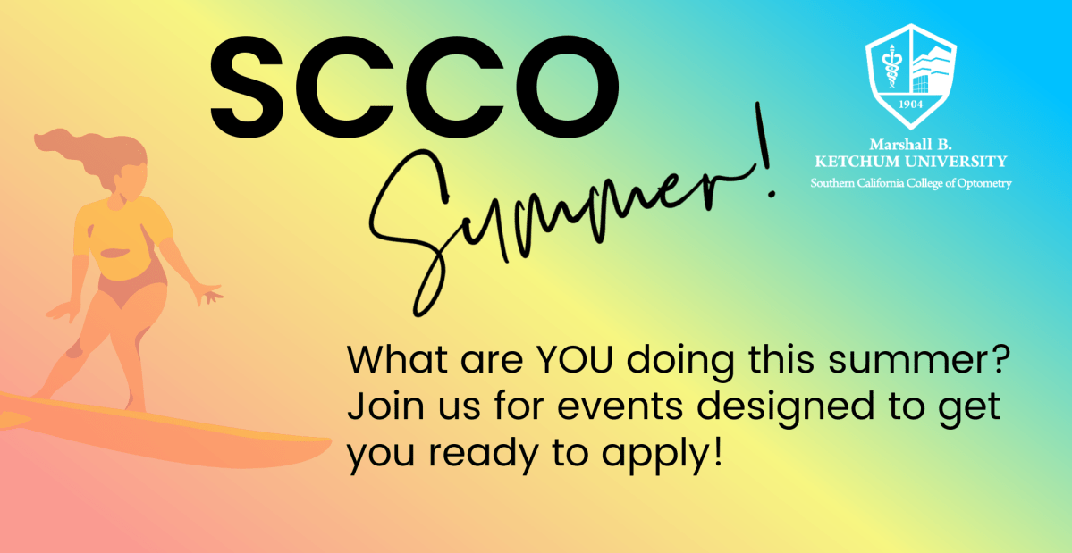 Happening Now: SCCO SUMMER! 🏝️ – Optometry Admissions Blog